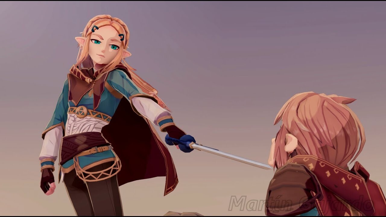 ArtStation - Zelda vs Link (Animation)