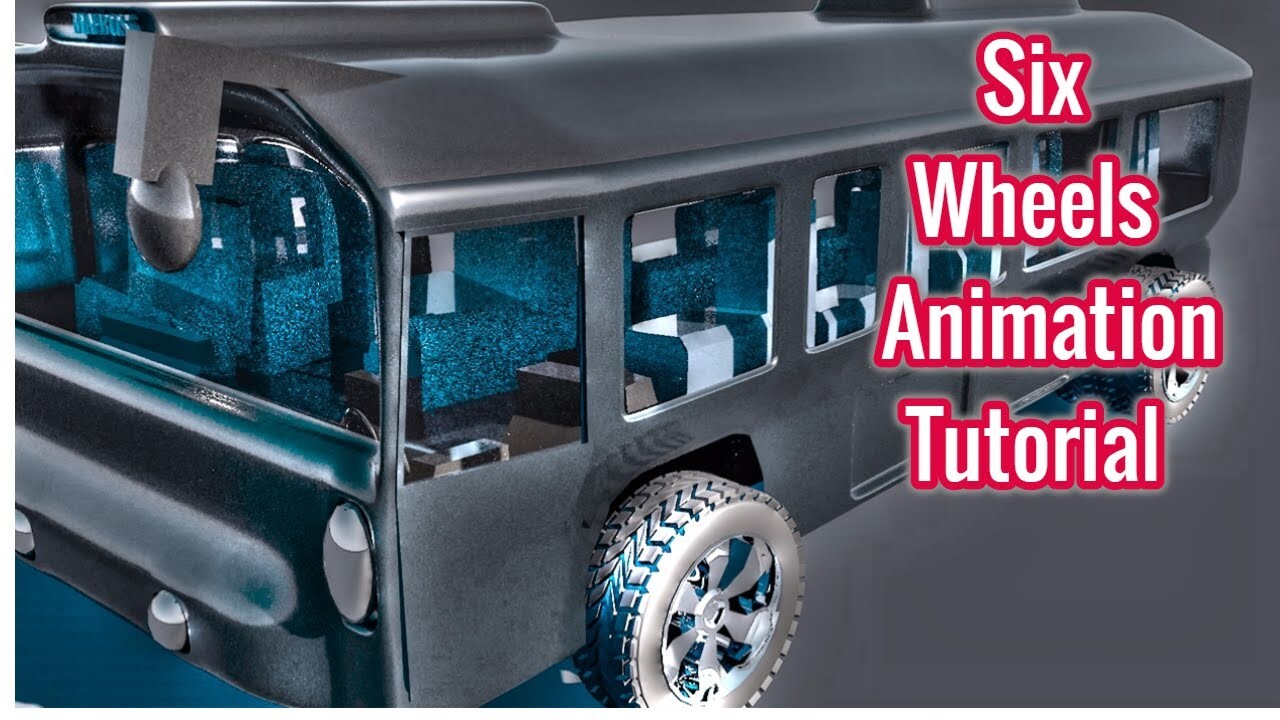 ArtStation - Bus 3d Animation Tutorial- Sure It Will Help You Design 3d ...