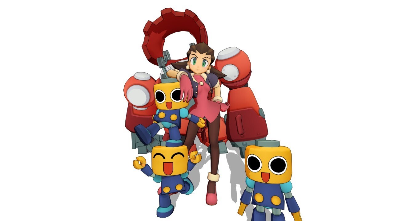 ArtStation - ROCKMAN X DiVE - Tron Debut Animation