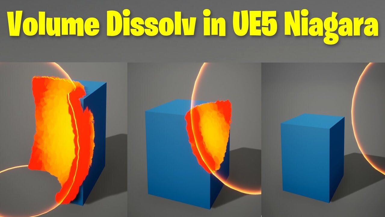 ArtStation - Volume Dissolve in UE5 Niagara Tutorial | Download Files