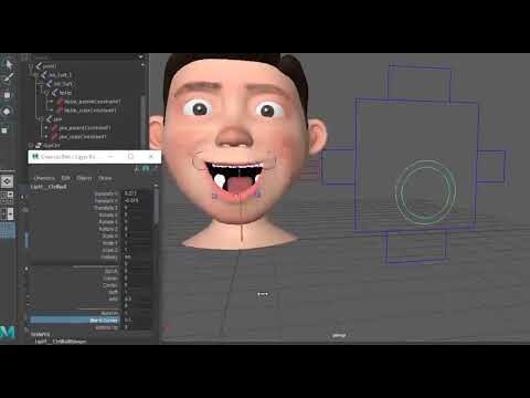 ArtStation - Maya Script Lip Rig Easy