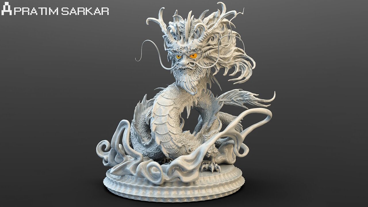 ArtStation - DRAGON - ZBrush Sculpt
