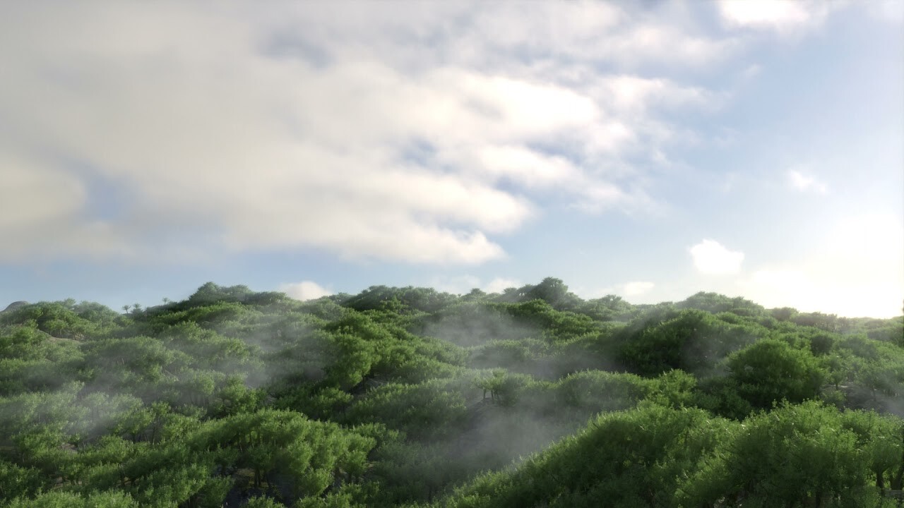 ArtStation - Forest scene made in blender