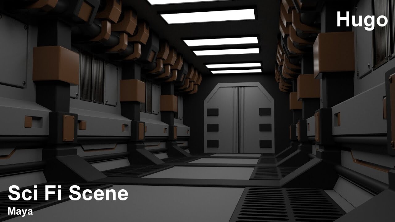 ArtStation - [Maya] Sci Fi Scene