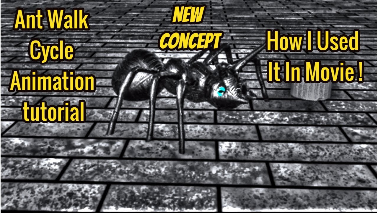 ArtStation - Ant 3d Walk Cycle Animation in Cinama4d-How I Used It To ...