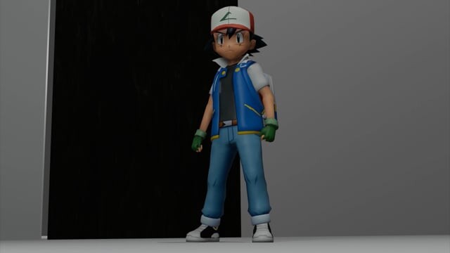 ArtStation - 3D Animation Ash Ketchum