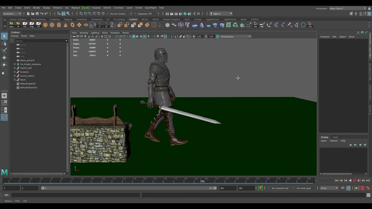 ArtStation - Knight_Animation
