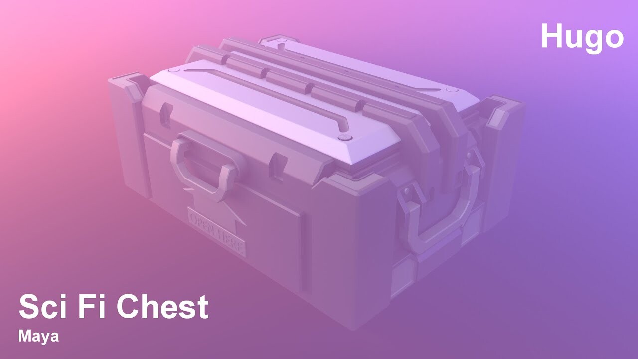 ArtStation - [Maya] Sci Fi Chest