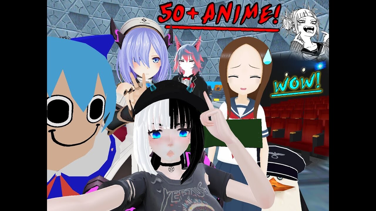 ArtStation - VRChat Anime Movie Theater World Creation Tour