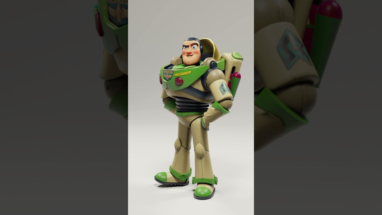 ArtStation - Buzz Lightyear (Toy Story 2 Redialed)