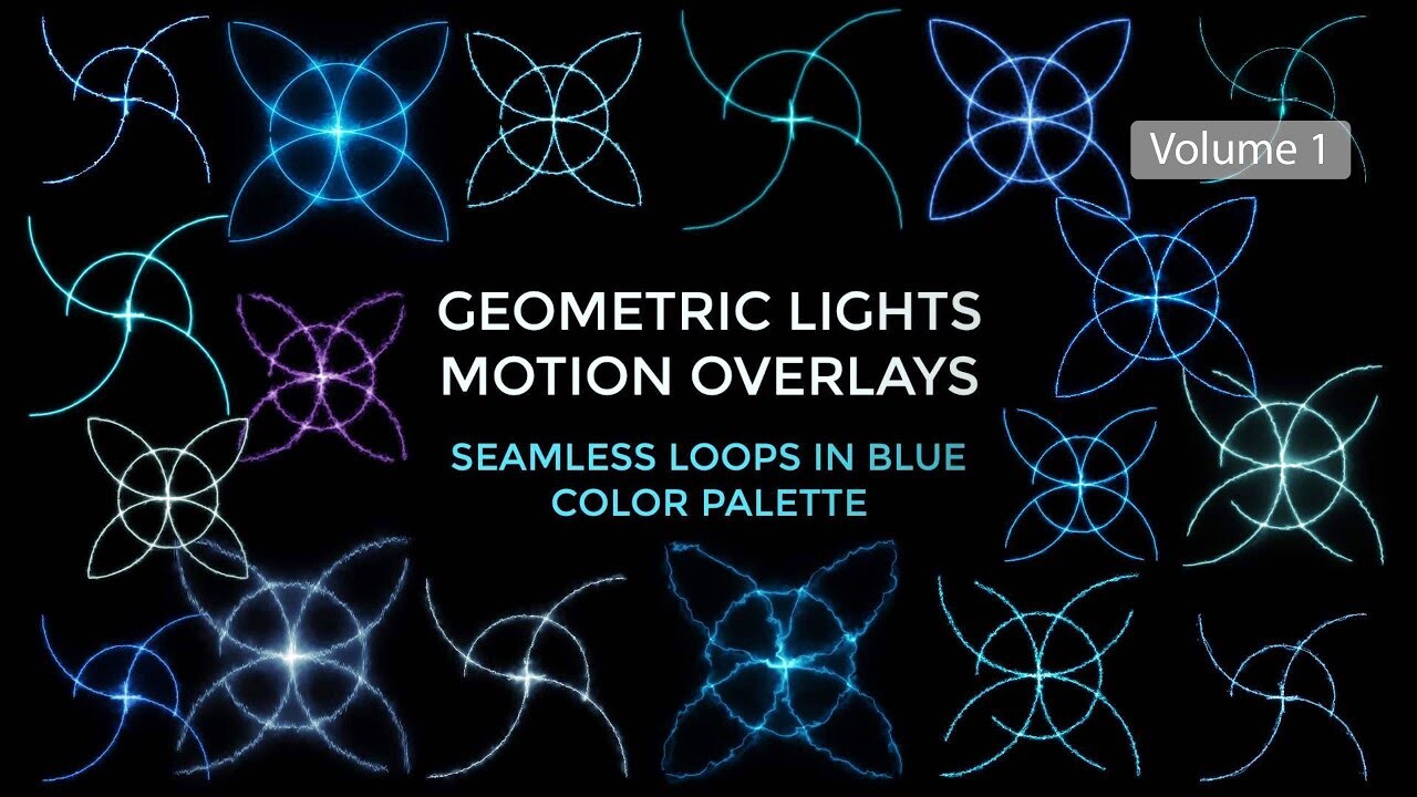ArtStation - Motion Overlays. Geometric Lights. Volume 1.