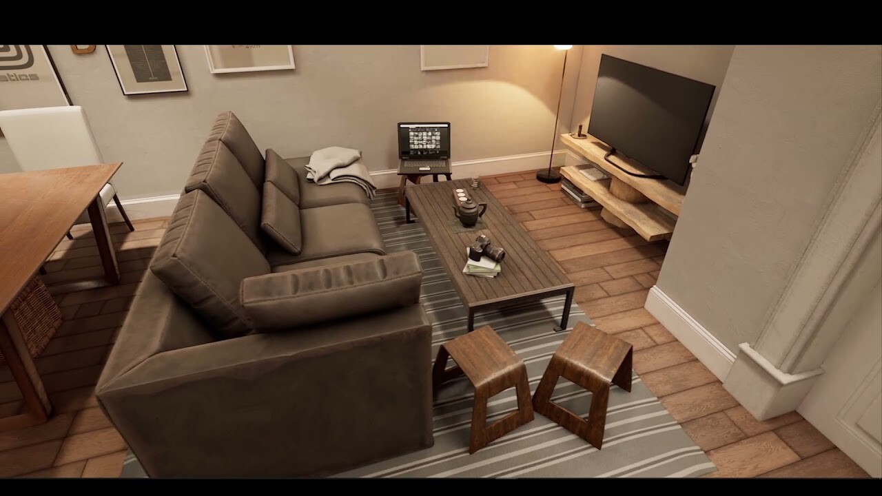 ArtStation - Studio Apartment Unreal Engine 4.27