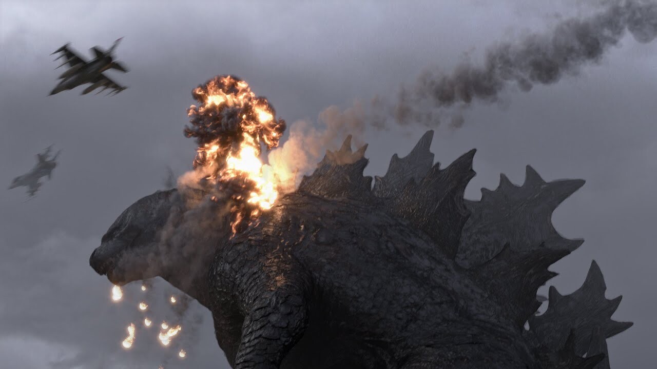 ArtStation - Attack on Godzilla