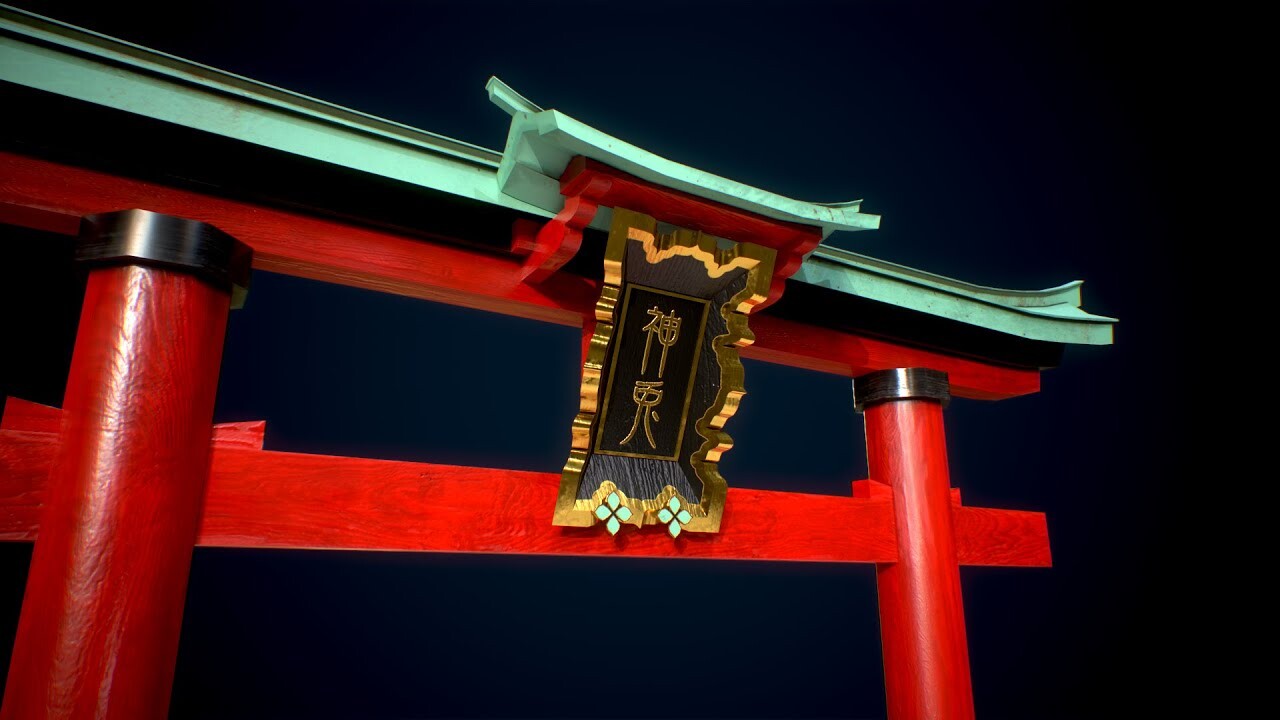 ArtStation - Tori-i Gate.