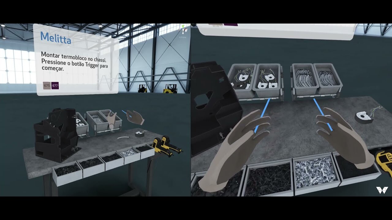 ArtStation - Virtual Reality Factory Assembly Training