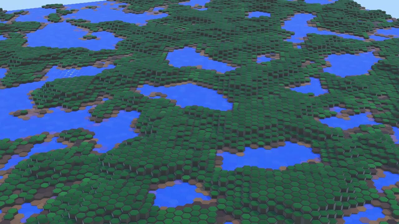 ArtStation - Hexagonal Landscapes