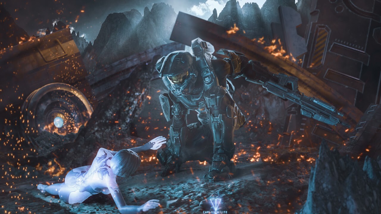 ArtStation - Halo artwork in blender