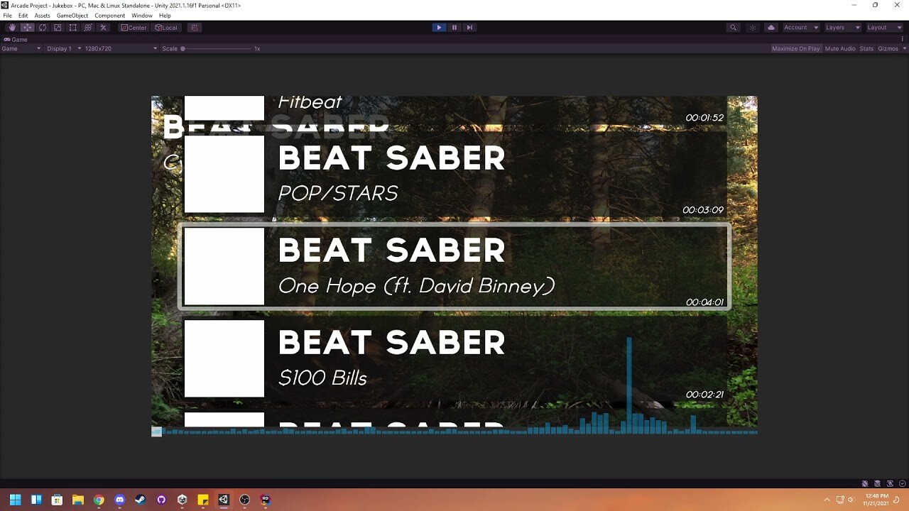 ArtStation - Arcade Music Player