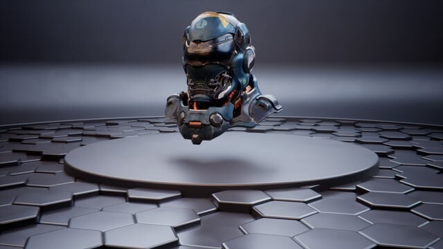 ArtStation - Drone Bust UE4 / Redshift