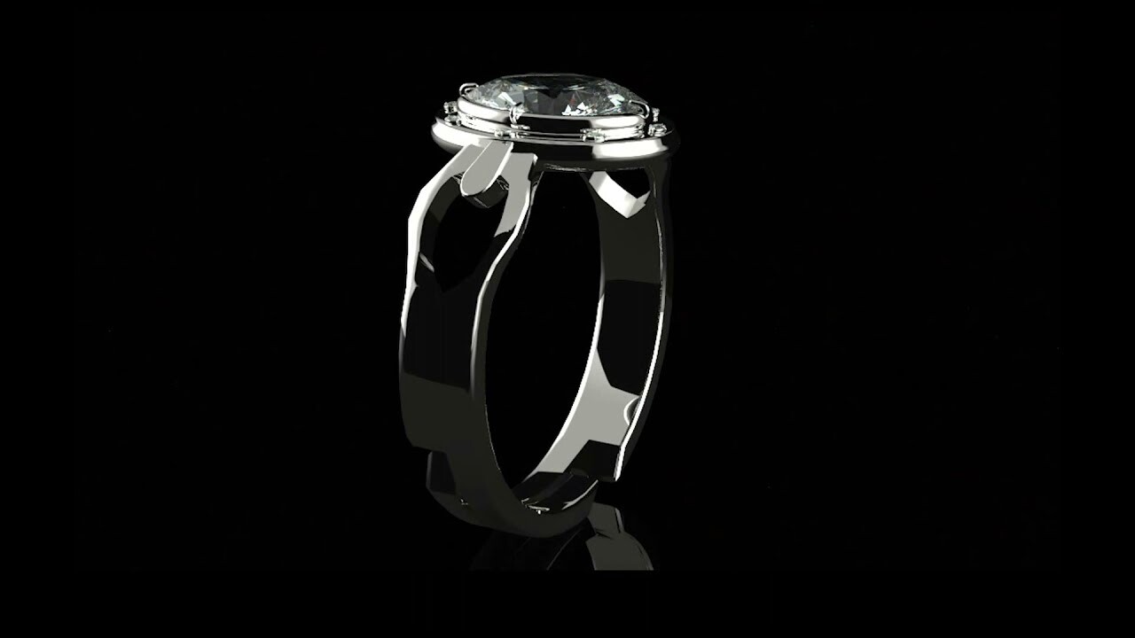 ArtStation - 3d Jewelry Ring Modeling & Animation