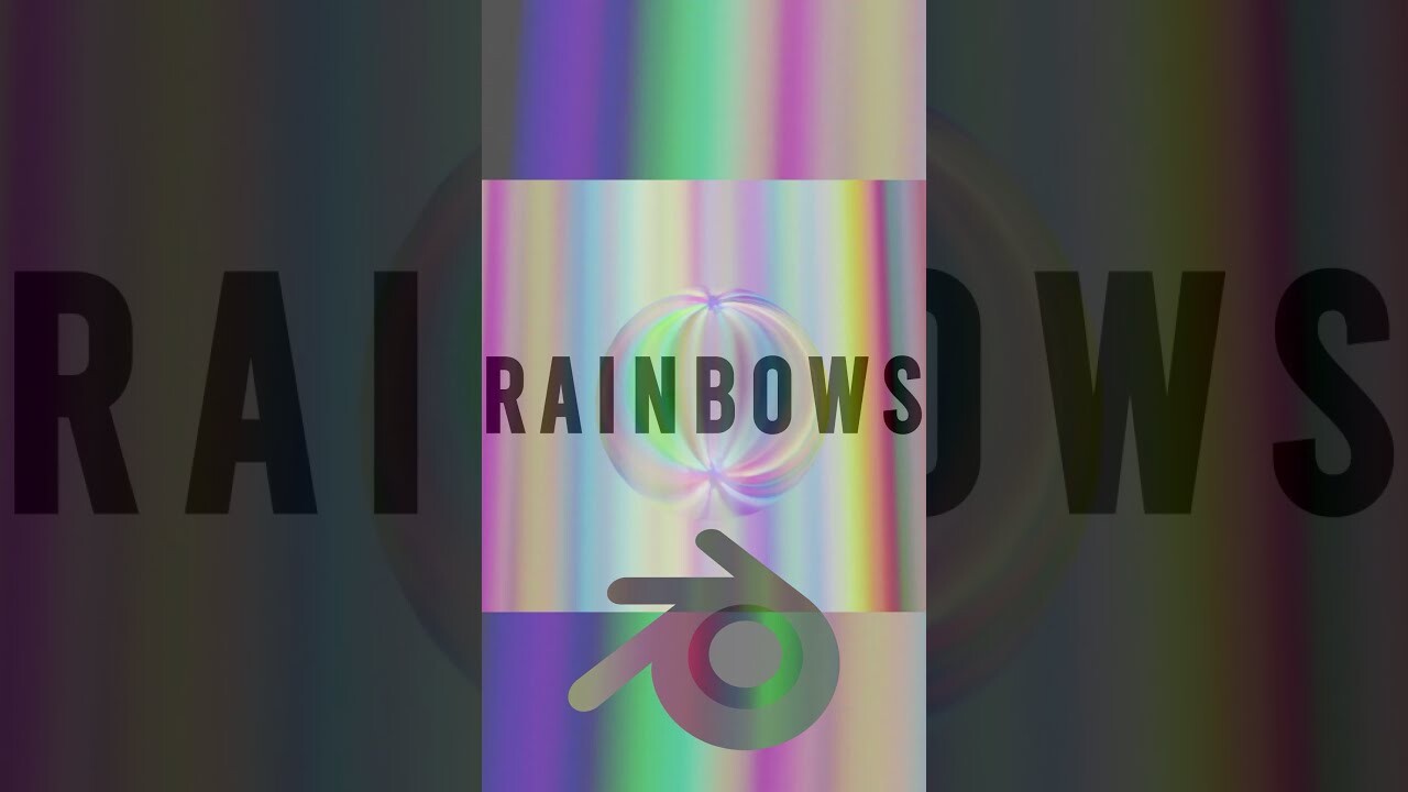 ArtStation - Rainbow Energy Field - Blender Tutorial - FREE ASSET