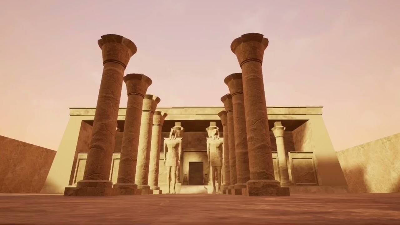 ArtStation - 3D Egyptian Settlement