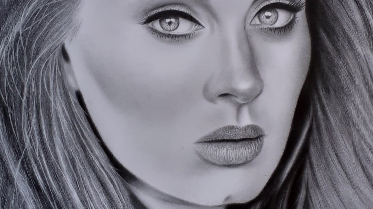 ArtStation - drawing adele | realistic portrait