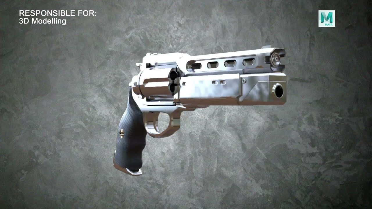 ArtStation - 3D Gun Model (Destiny Hand Canon)