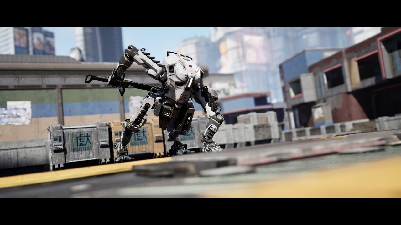 ArtStation - Ronin Jump and Cut Animation | Titanfall 2