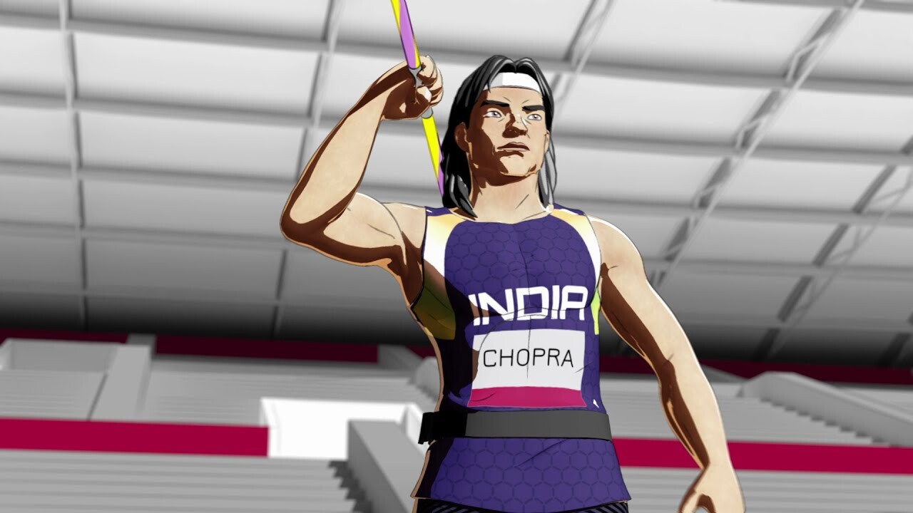 ArtStation - Neeraj Chopra Animated