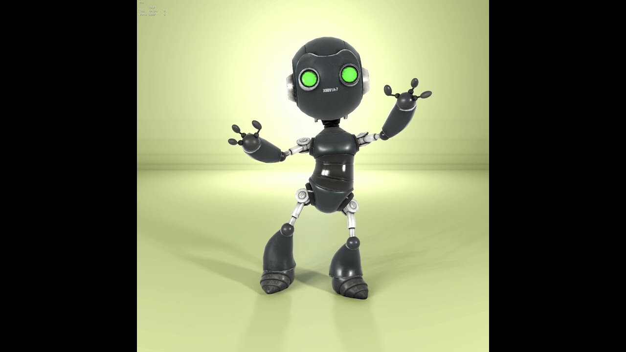 ArtStation - Dancing Robot