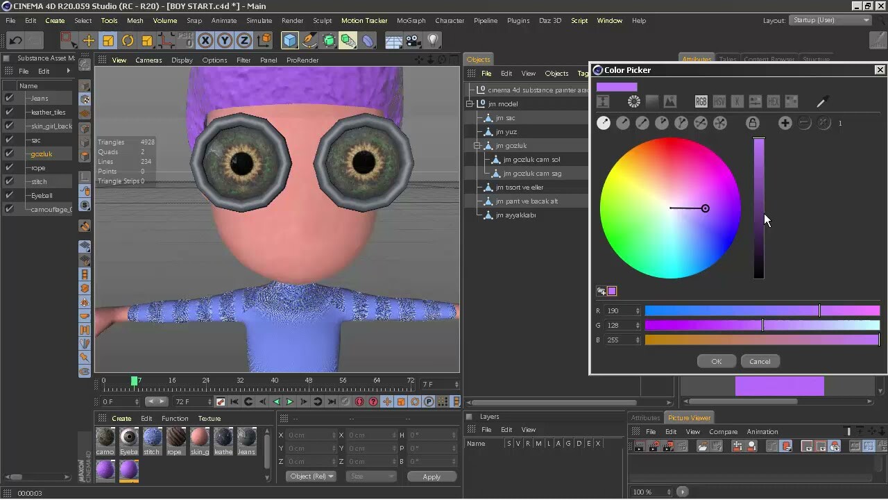 ArtStation - SUBSTANCE PAINTER TOOL IN CINEMA 4D