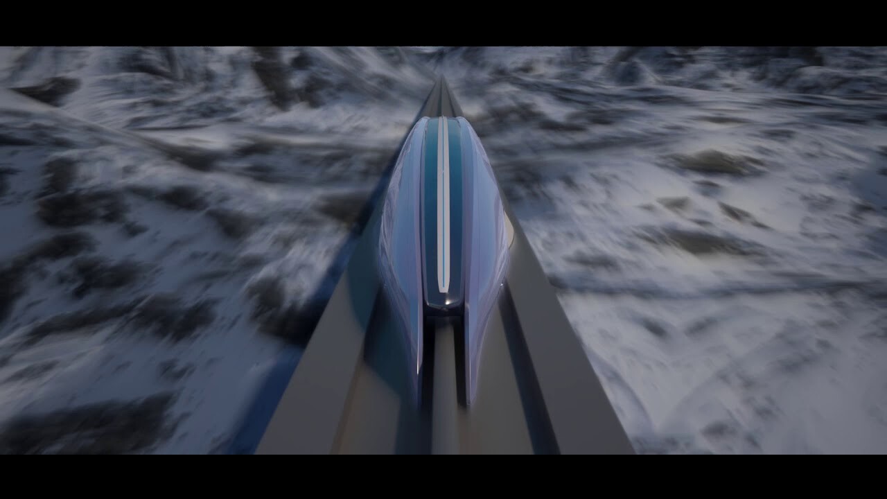 ArtStation - Space Train 3D Concept