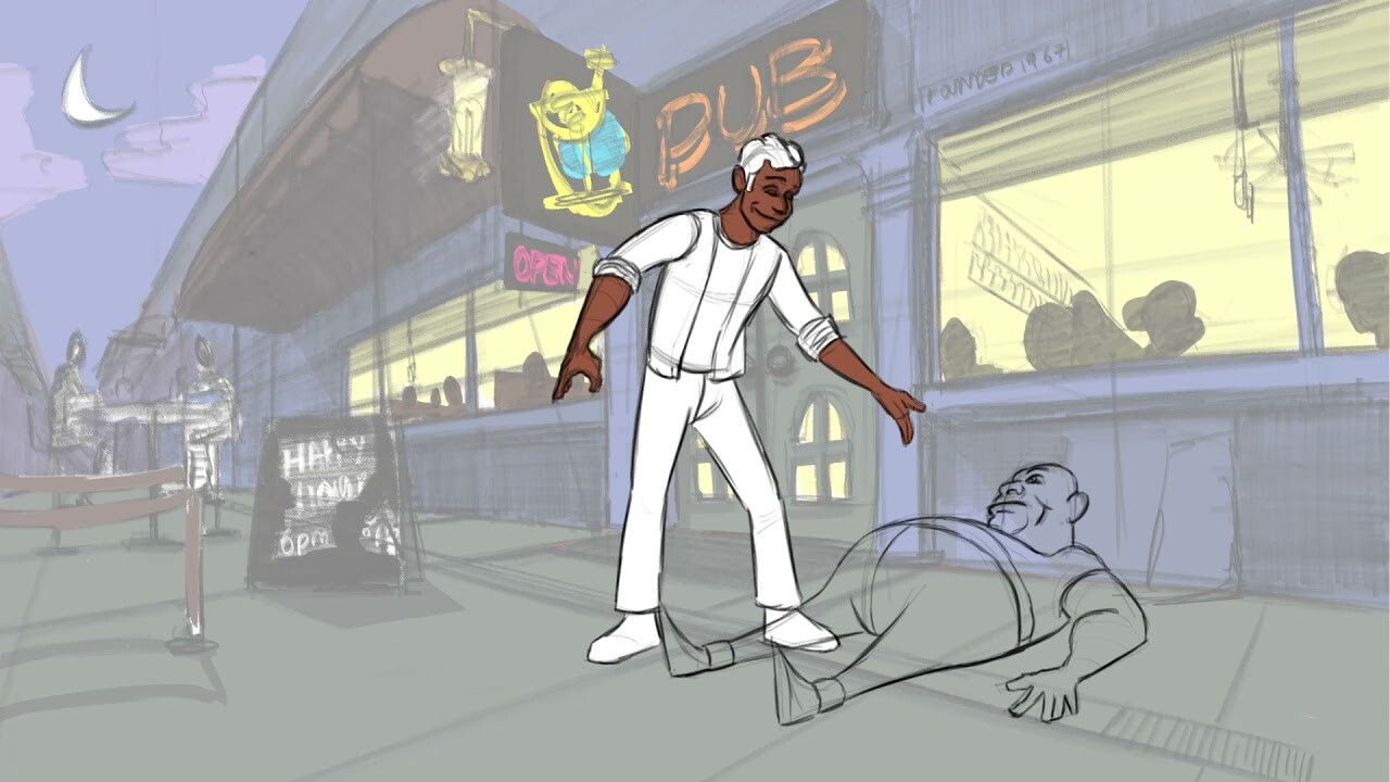 ArtStation - Char Interaction - Rough Animation