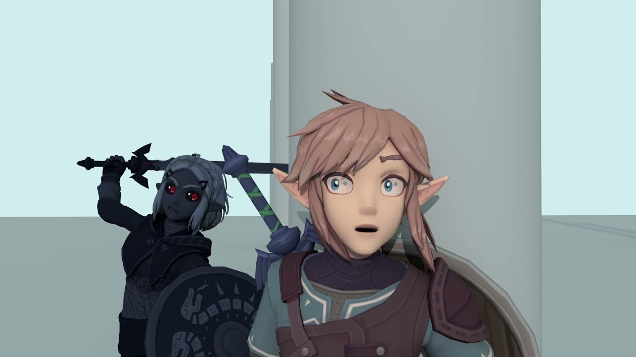ArtStation - Link and Zelda animation
