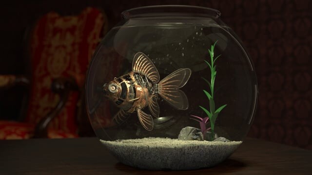 ArtStation - Clockwork Goldfish - ANIMATED