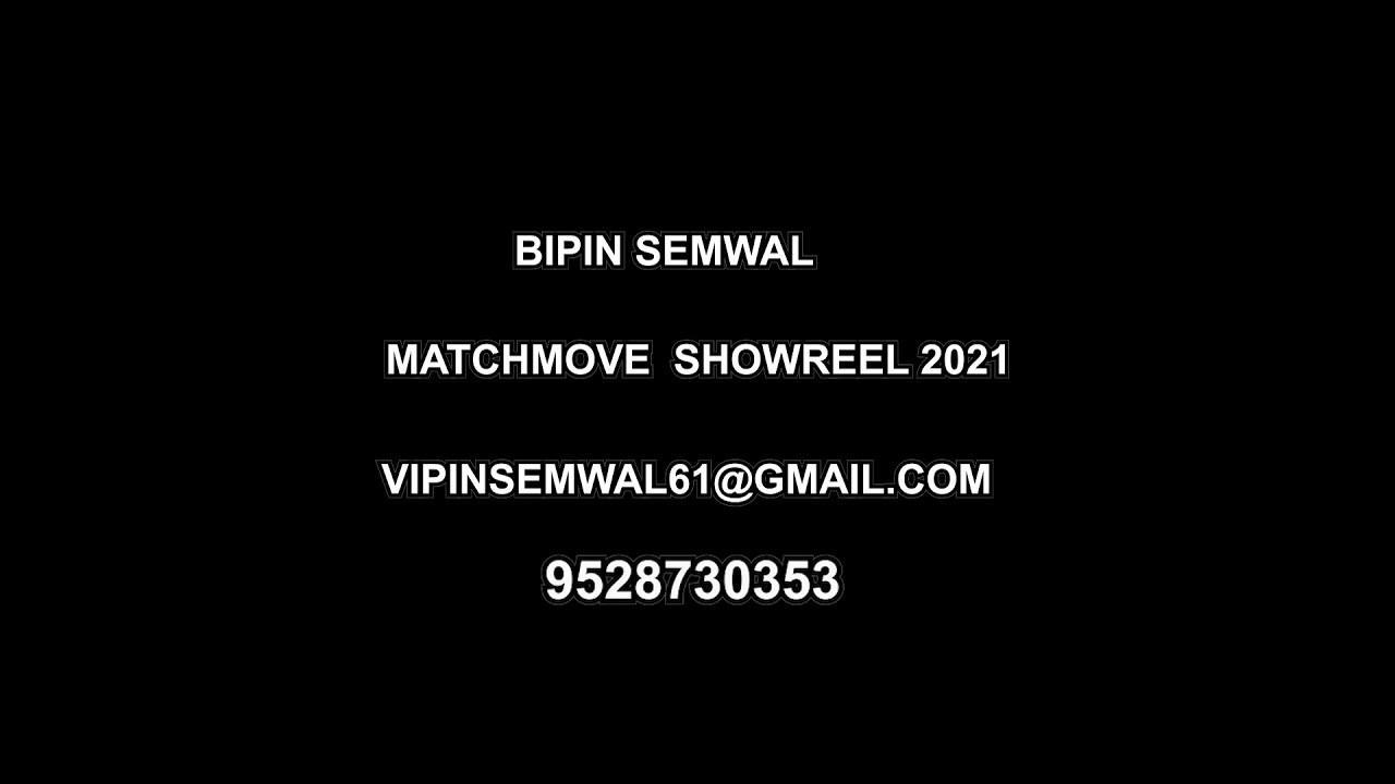 ArtStation - MATCHMOVE SHOWREEL || 2022