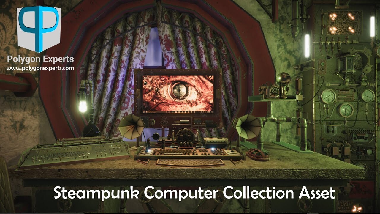 ArtStation - Steampunk computer collection showreel