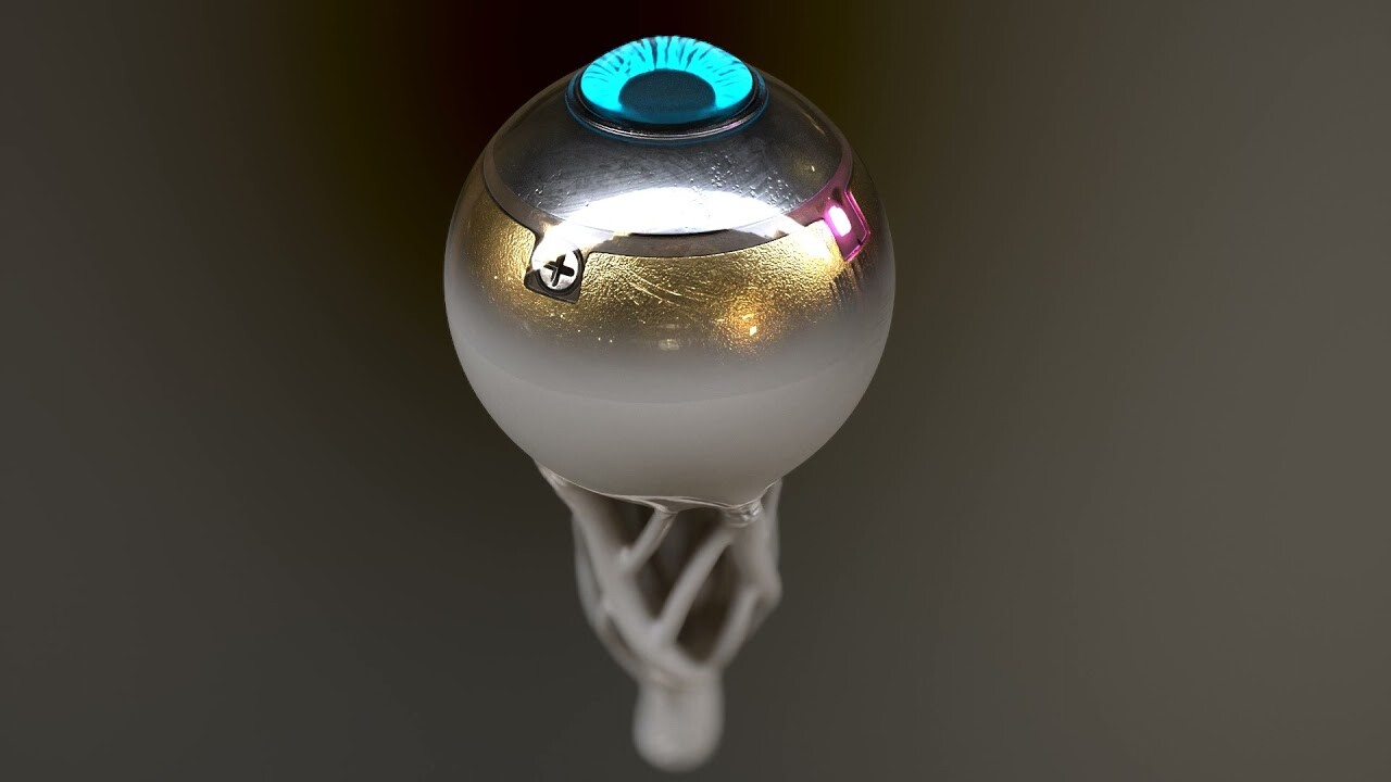 ArtStation - Organic artificial electronic eyeball