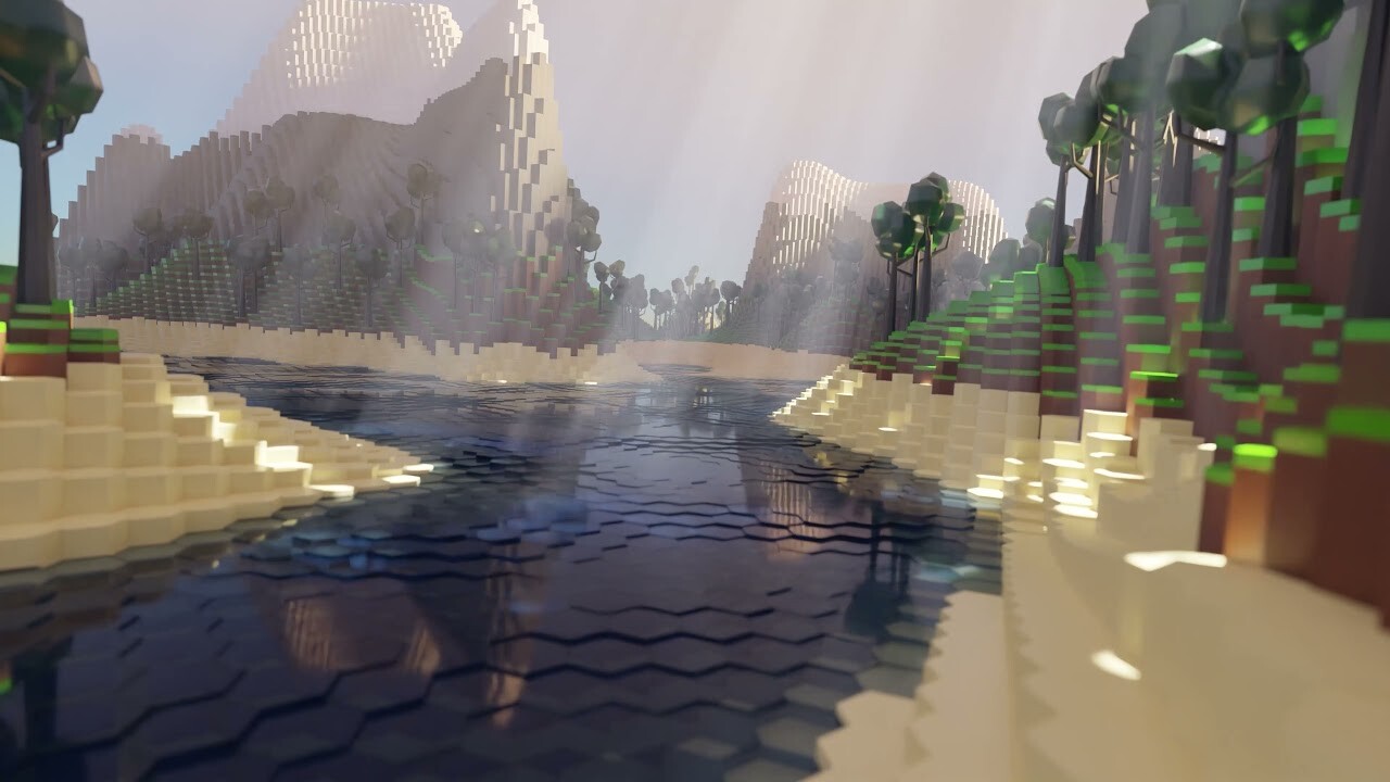 ArtStation - Hexagons (video)