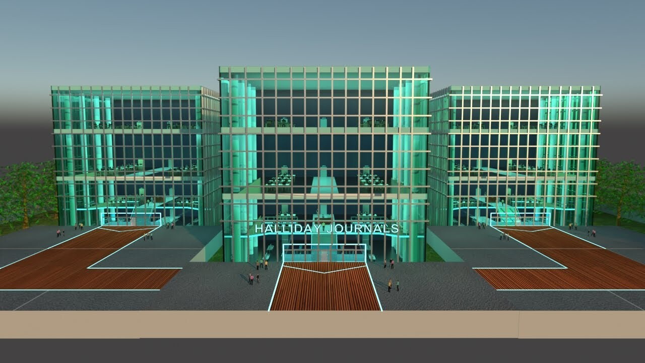 ArtStation - OFFICE BUILDING 3D MODEL