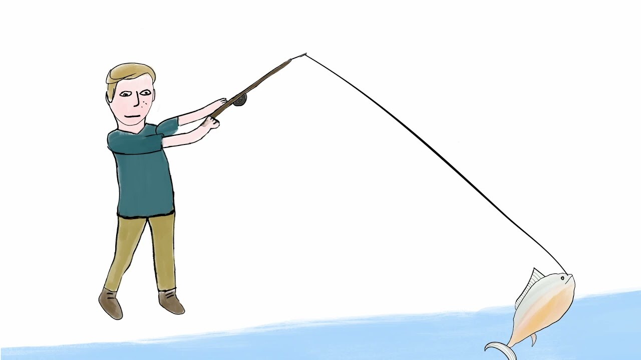 ArtStation - Fishing 2d animation