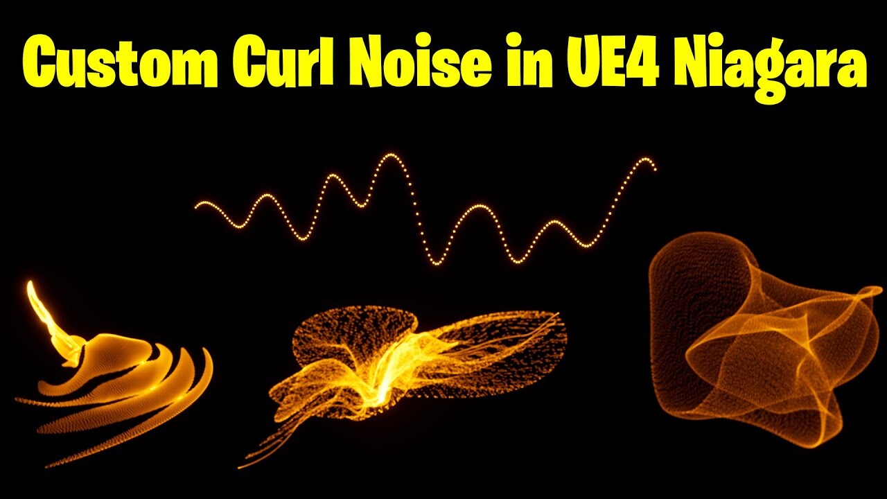 ArtStation - Custom Curl Noise in UE4 Niagara Tutorial | Download Files