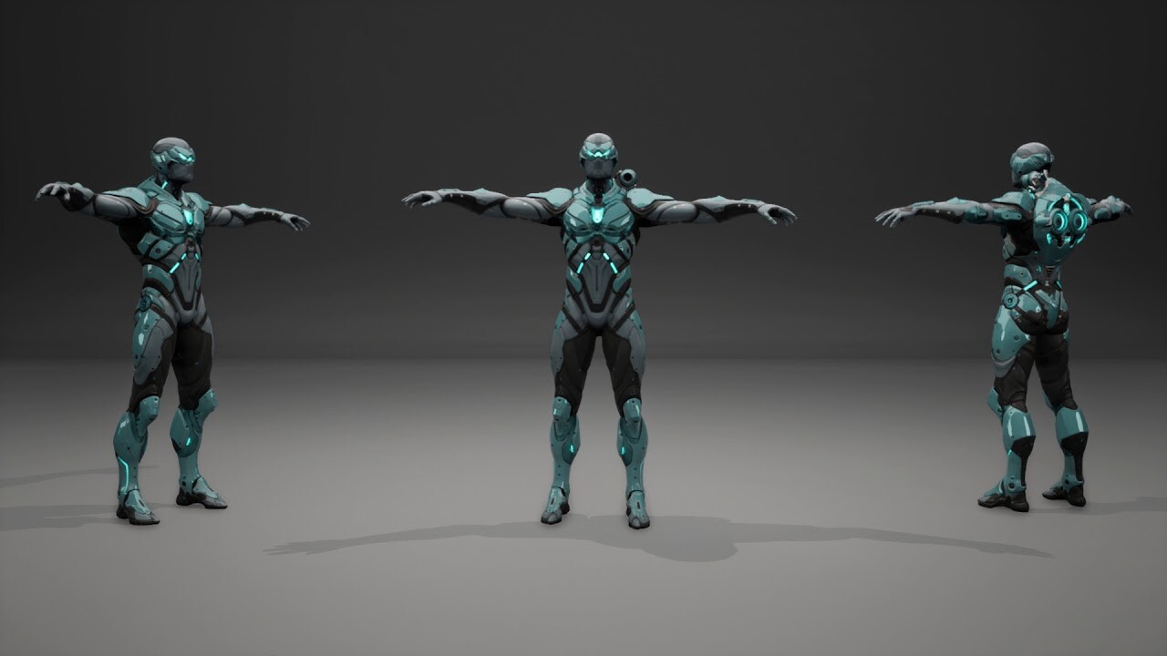 ArtStation - Rigging & Skinning - Rerig and Skin of Wraith