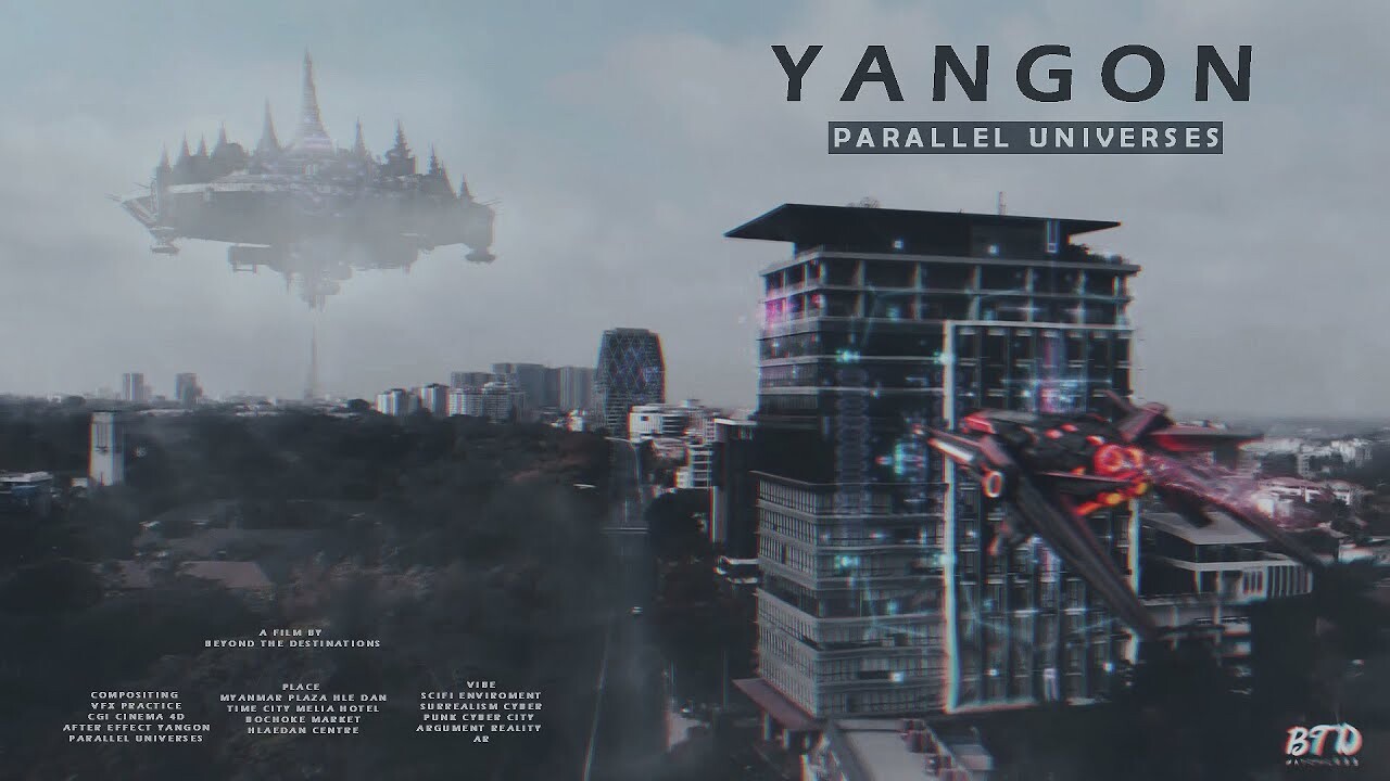 ArtStation - PARALLEL UNIVERSE VERSION OF YANGON