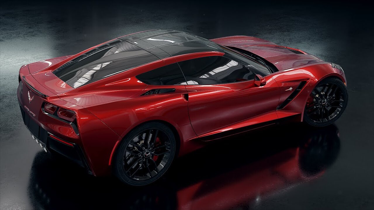 ArtStation - Modelisation / Texturing - Corvette c7