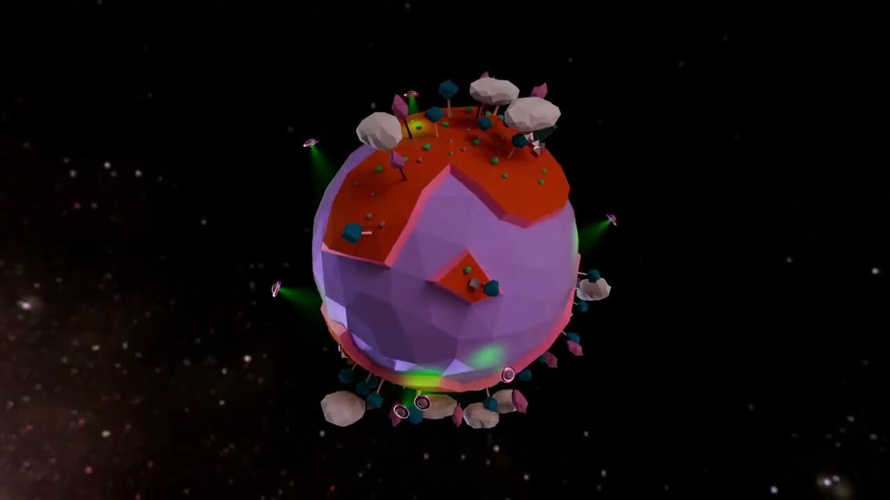 ArtStation - Low Poly Planet