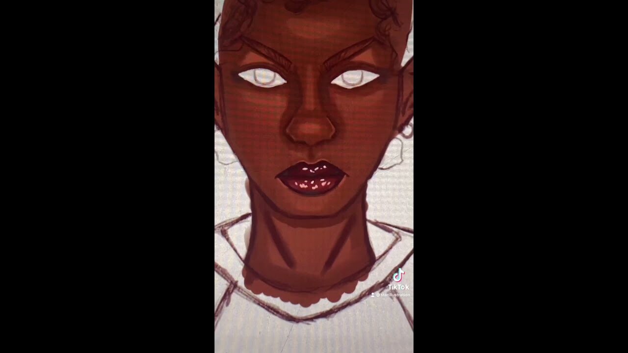 ArtStation - Black/ Dark skin rendering tutorial