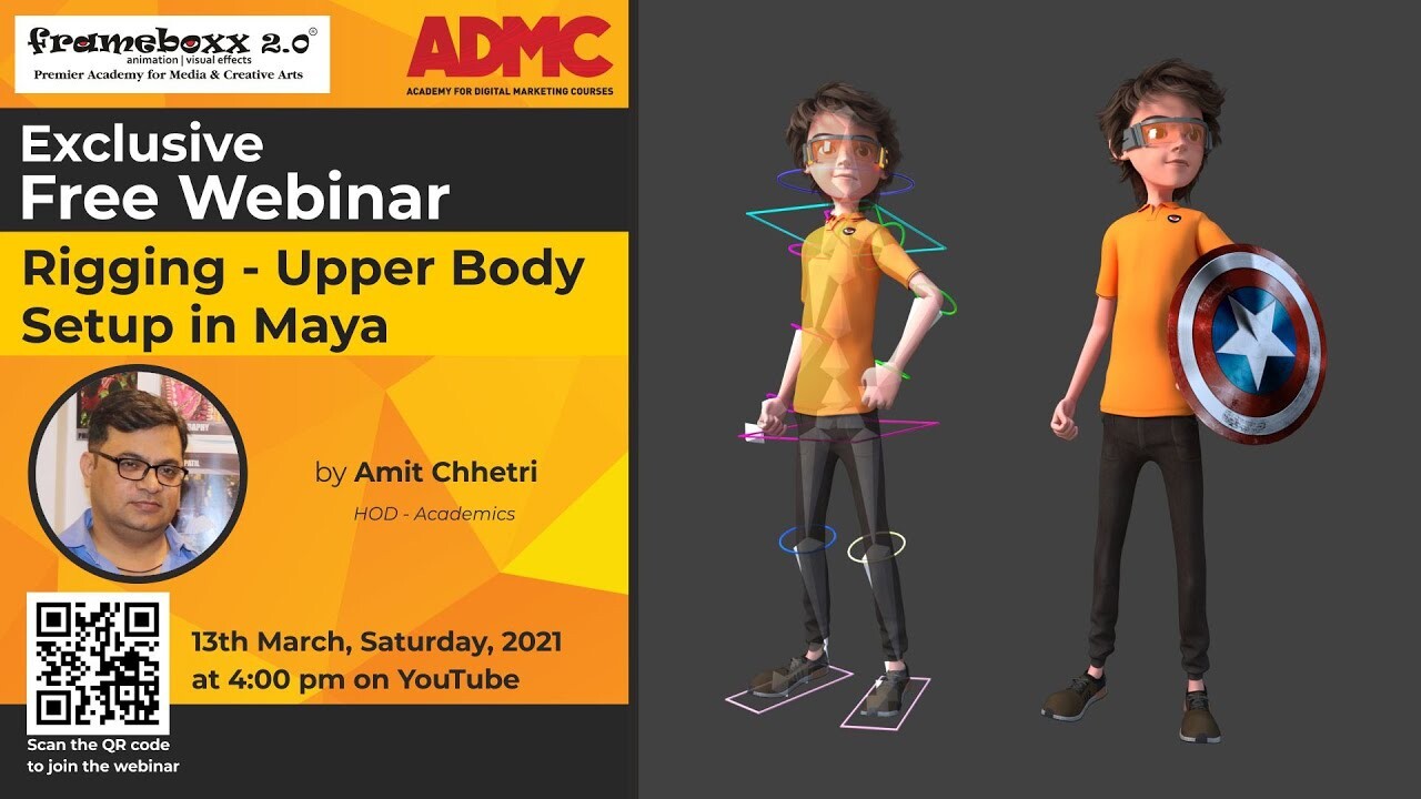 ArtStation - Webinar | Rigging - Upper Body Setup in Maya by Mr. Amit ...
