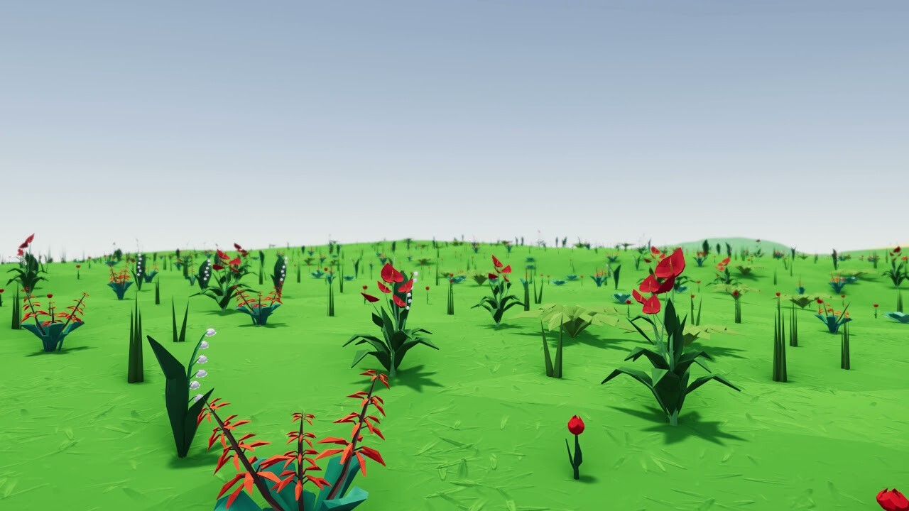 ArtStation - Poly_Low: Low Poly Flora Pack